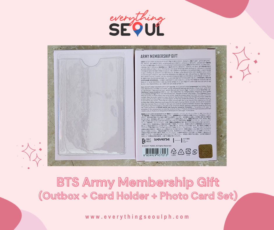 BTS Army Membership Gift (Photo Card Set) – Everything Seoul PH