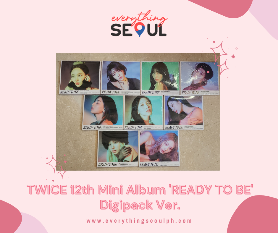 TWICE 12th Mini Album 'READY TO BE' Digipack Ver. – Everything Seoul PH